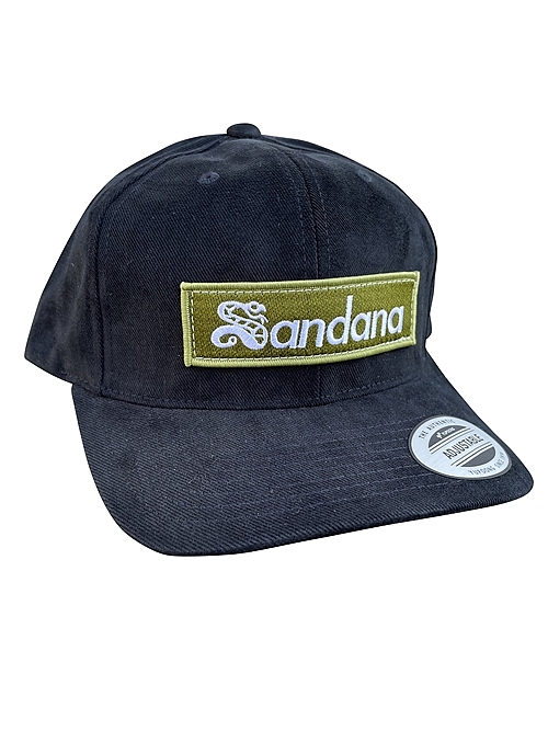 Black Mid-Profile Logo Hat – Olive | Hats | Shop | Sandana