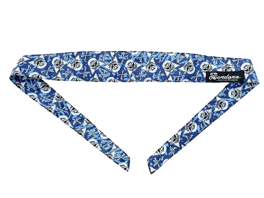 Vader Skull & Bones Headband - Blue | Headbands | Shop | Sandana