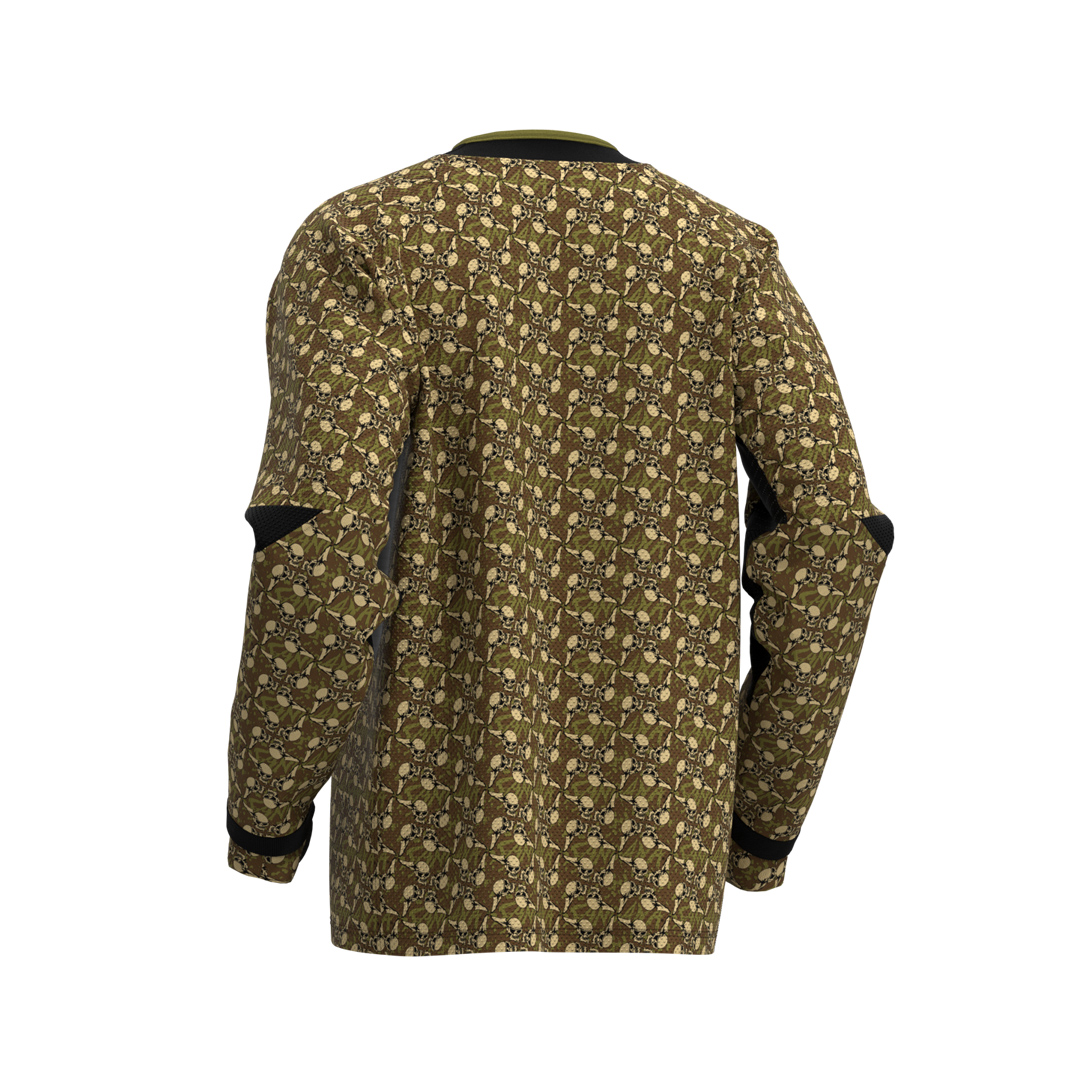 Green Brown Flying Skulls Messiah 2k21 Sandana Logo Jersey | Jerseys ...